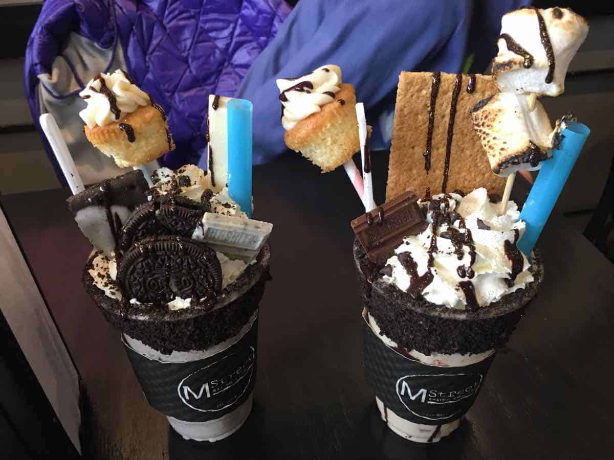 Over the Top Milkshakes at M Street Baking Co | Ann Arbor with Kids
